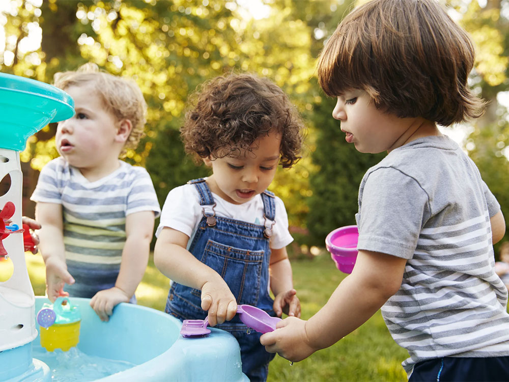 Toddlers Playing Together